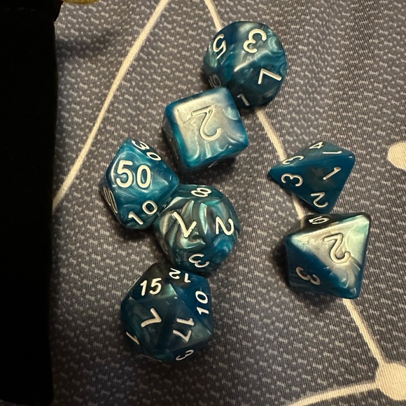 Games | Ocean Blue Dd Dice Set | Poshmark